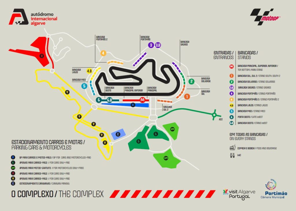 Autodromo Algarve Planta Estacionamento Parking — AIA — Autódromo ...
